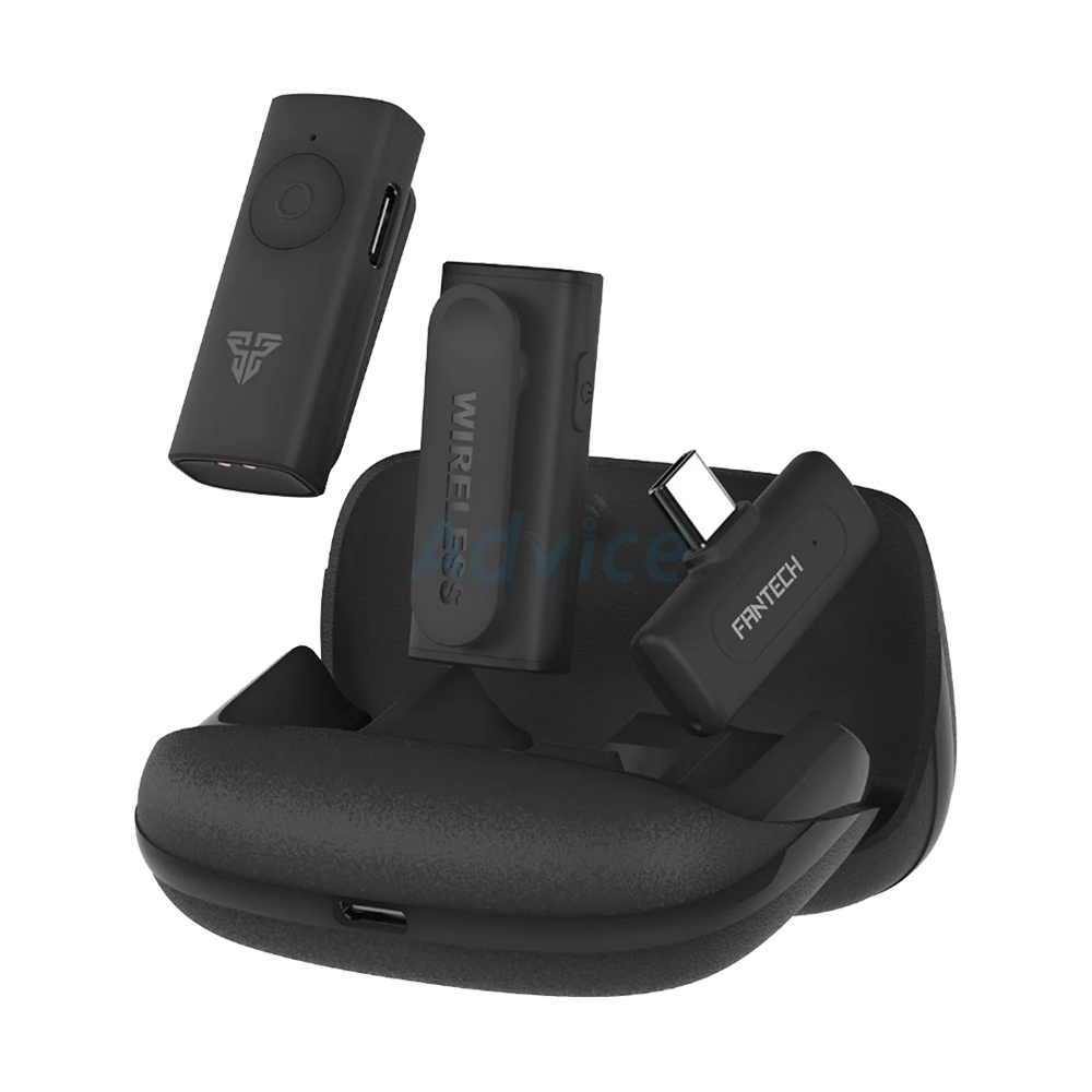 MICROPHONE FANTECH WIRELESS LAVALIER DUO TYPE-C | Advice จ.จันทบุรี ...