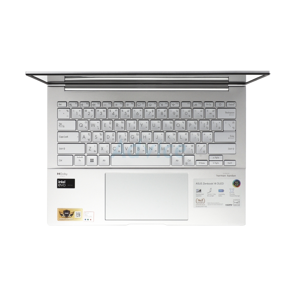 Notebook Asus Zenbook 14 OLED UX3405MA-PP533WS (Foggy Silver)