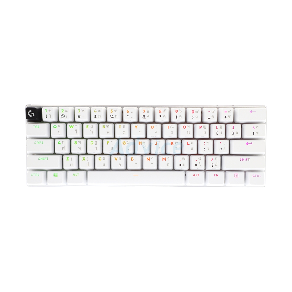 WIRELESS/BLUETOOTH KEYBOARD LOGITECH G-PRO X 60 WHITE TACTILE-SWITCH ...