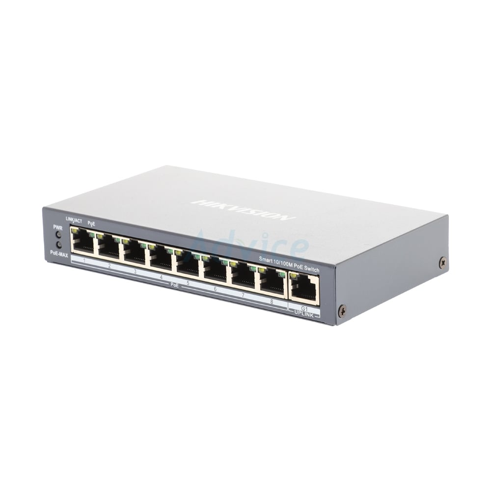 Switching Hub 8 Port HIKVISION DS-3E1309P-EI (7,8 POE)