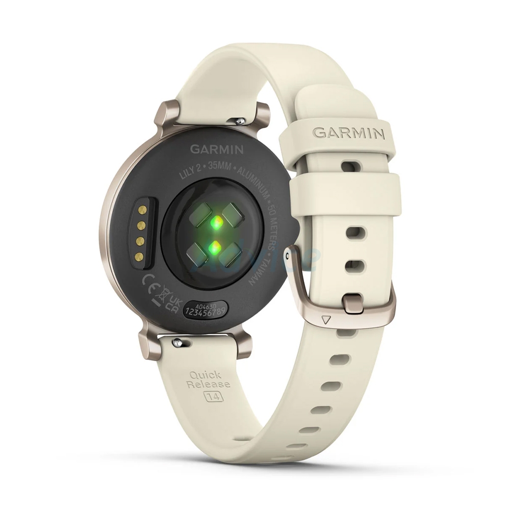 GARMIN Smart Watch LILY 2 SPORT (CREAM GOLD, SILICONE)