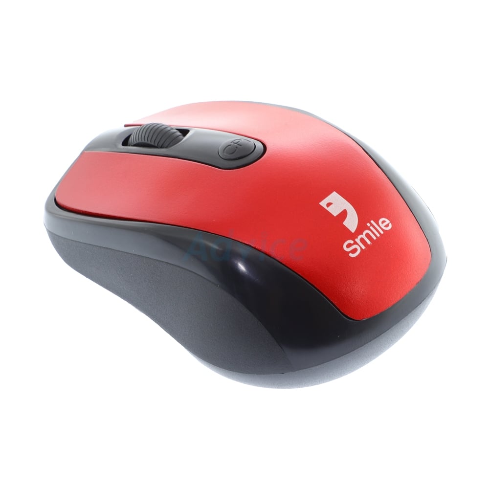 WIRELESS MOUSE SMILE SM810 BLACK/RED