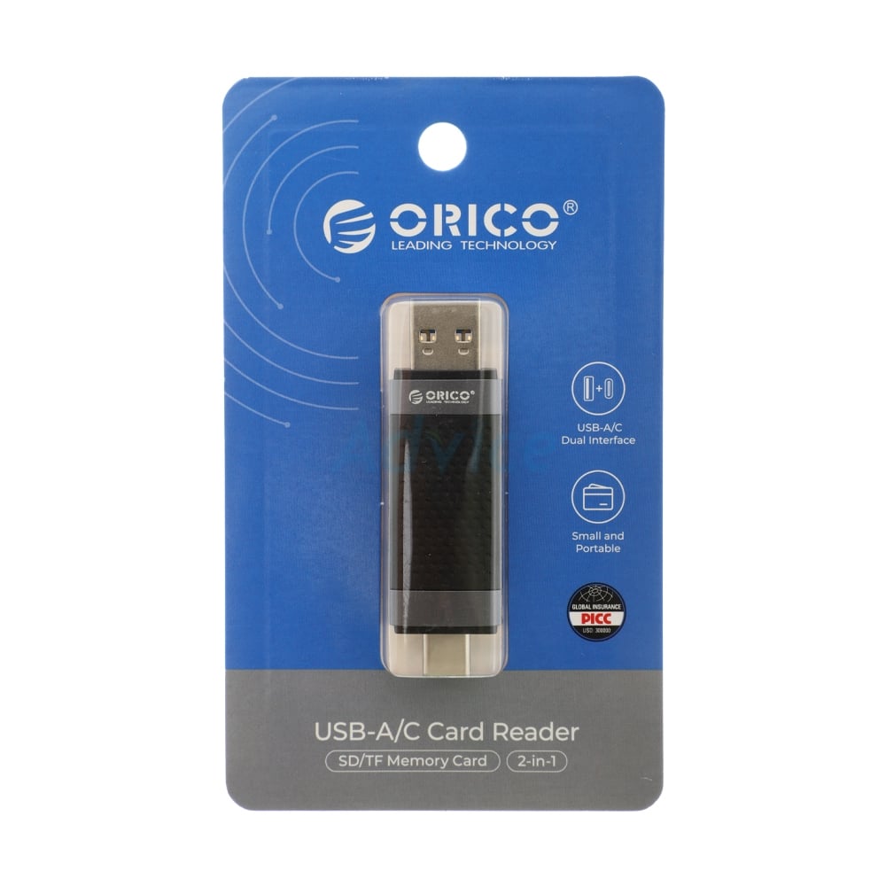 Ext.Card Reader V3.0 ORICO CD2D-AC3-BK-BP-HW (Black)