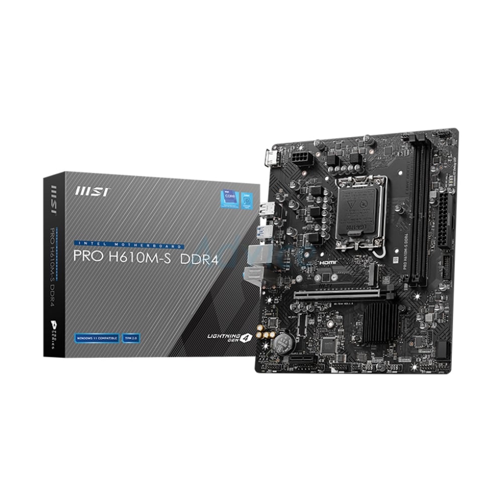MAINBOARD (1700) MSI PRO H610M-S DDR4