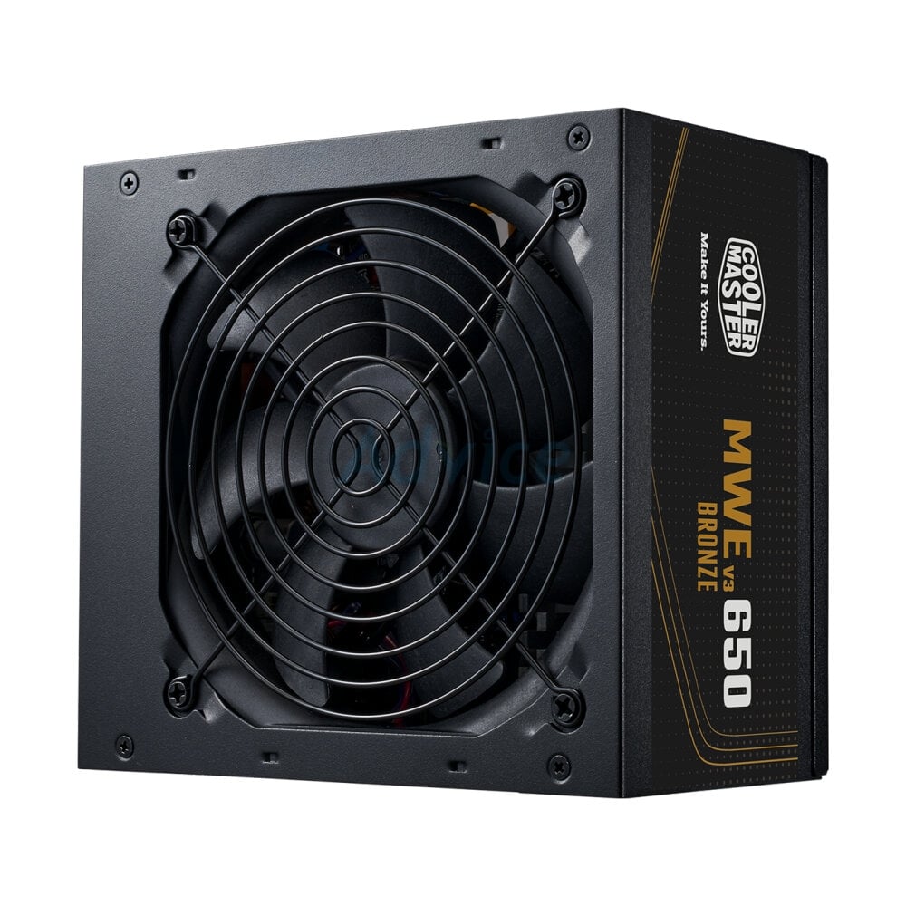 POWER SUPPLY (80+ BRONZE) 650W COOLER MASTER MWE V3 FR (MPE-6501-ACAAW-3B)
