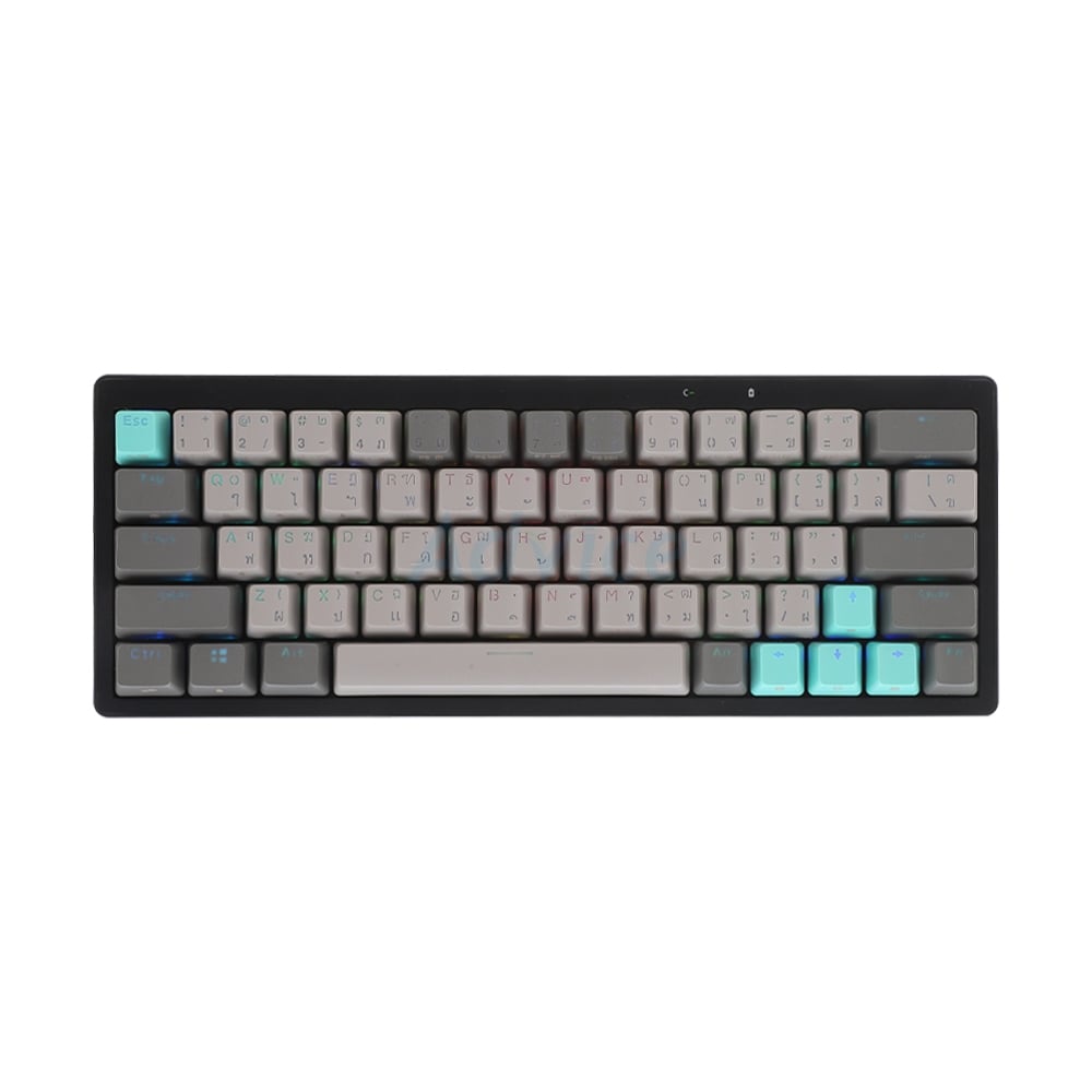 WIRELESS/BLUETOOTH KEYBOARD FANTECH MK912 BLACK - BLUE SWITCH