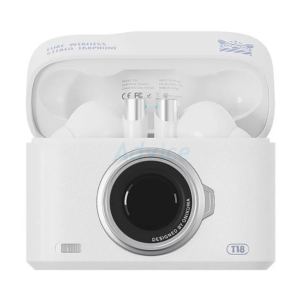 TRUE WIRELESS ONIKUMA T18 WHITE