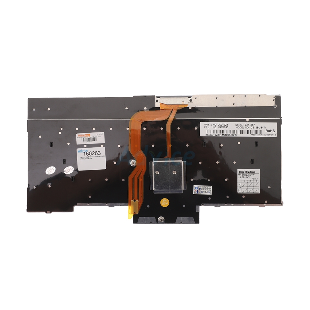 Keyboard LENOVO ThinkPad L430 (Black) 'PowerMax' | Advice จ.ลำปาง สาขา ...