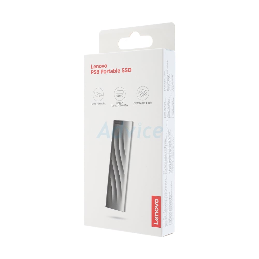 512 GB EXT SSD LENOVO PS8 (LNV-GXB1M24159)