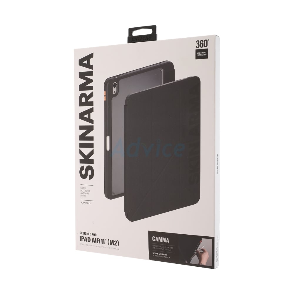 Skinarma Casing for iPad Air 11 inch (2024) Gamma-Black (8886461245622)