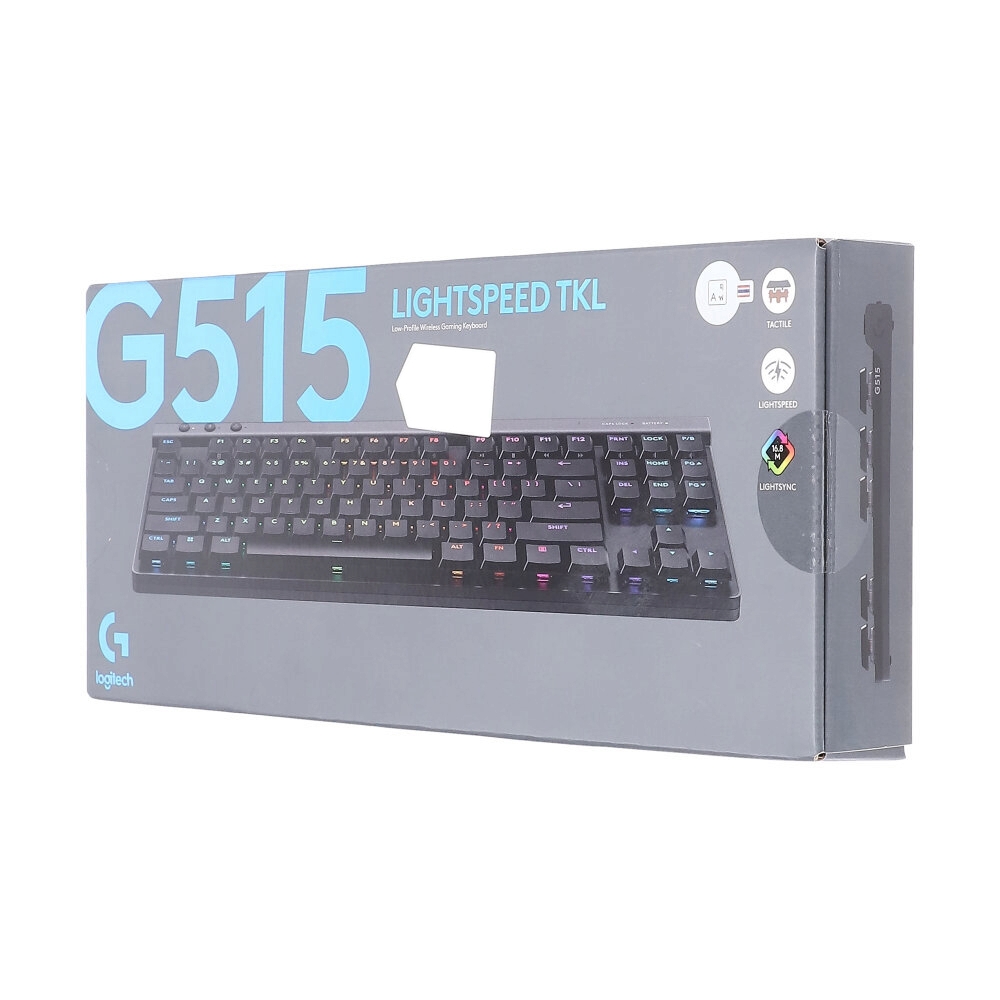 WIRELESS/BLUETOOTH KEYBOARD LOGITECH G515 LIGHTSPEED TKL BLACK (US/TH)