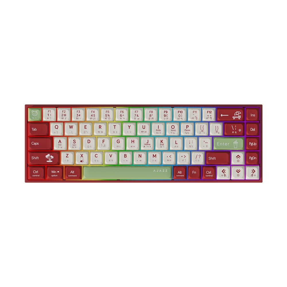 KEYBOARD AJAZZ AK681 SUMMER RED - RED SWITCH