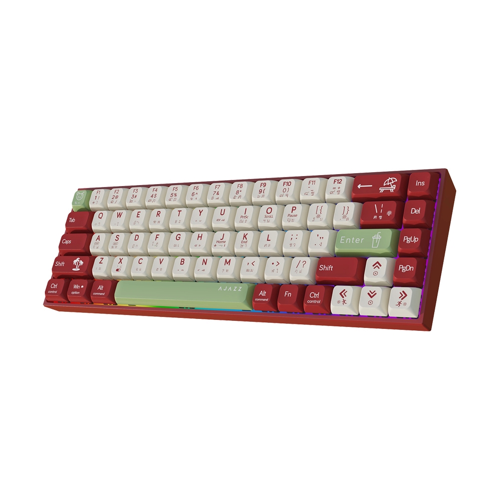 KEYBOARD AJAZZ AK681 SUMMER RED - RED SWITCH | Advice จ.ระนอง สาขา U053 ...