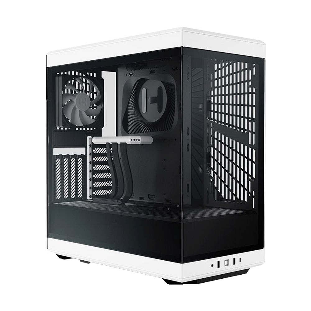 ATX CASE (NP) HYTE Y40 BLACK WHITE