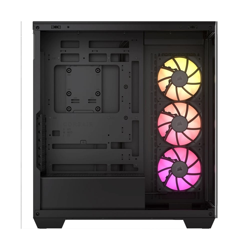 ATX (NP) CORSAIR 3500 RGB Tempered Glass (Black) (CC-9011278-WW ...