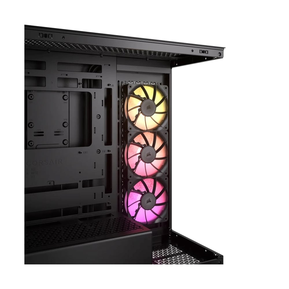 ATX (NP) CORSAIR 3500 RGB Tempered Glass (Black) (CC-9011278-WW ...