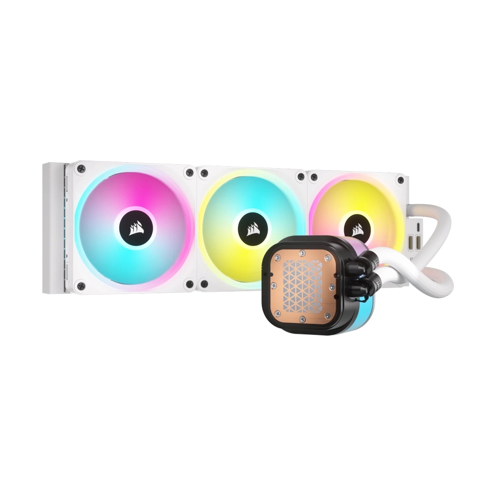 LIQUID COOLING CORSAIR iCUE LINK H150i LCD 360MM WHITE (CW-9061010-WW)