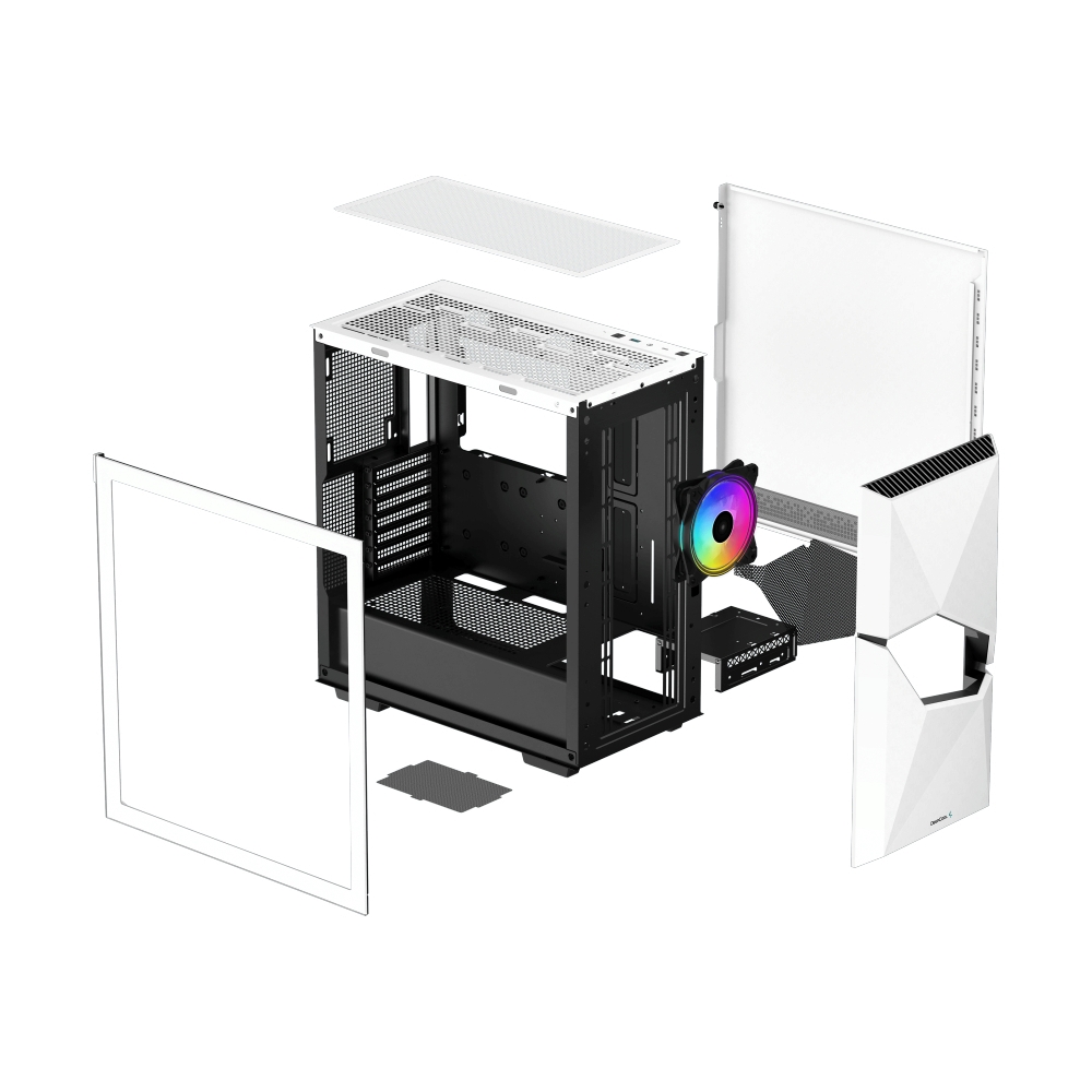 ATX CASE (NP) DEEPCOOL CYCLOPS WHITE