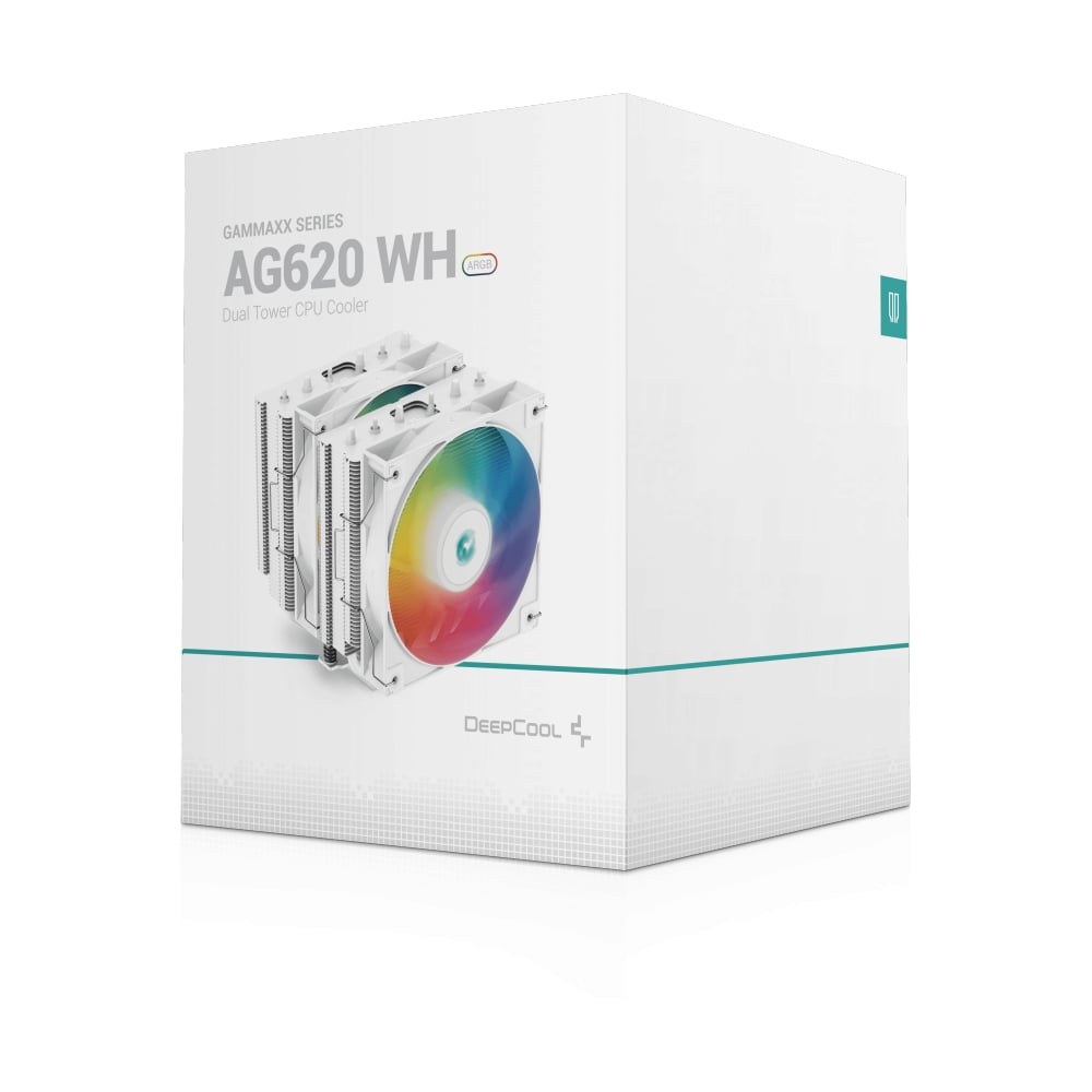 CPU COOLER DEEPCOOL AG620 ARGB WHITE