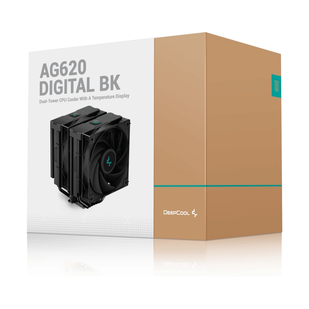 CPU Cooler DEEPCOOL AG620 DIGITAL (BLACK)