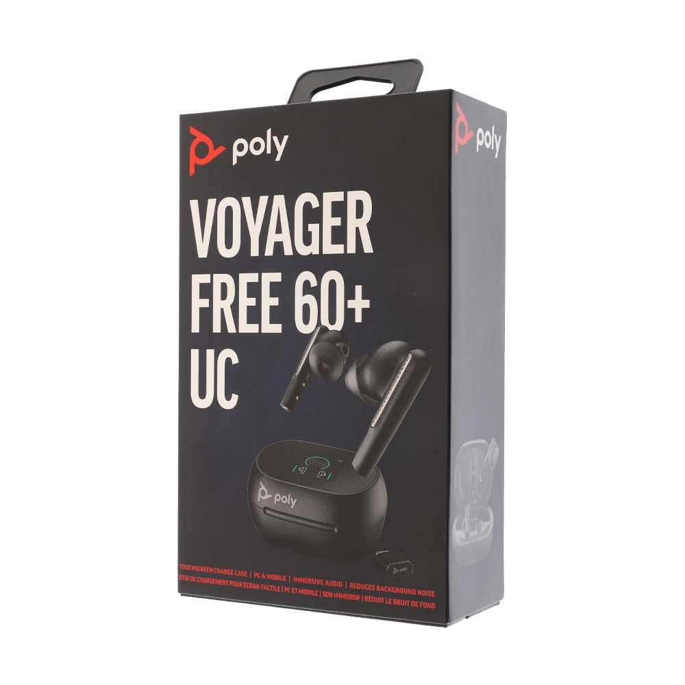 True Wireless POLY Earbuds (Voyager Free 60+) Black
