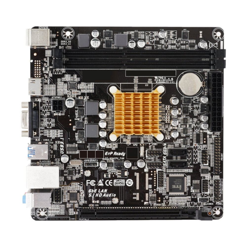 MAINBOARD BIOSTAR A68N-2100K + CPU AMD E1-6010 DDR3 (REV. 6.2)