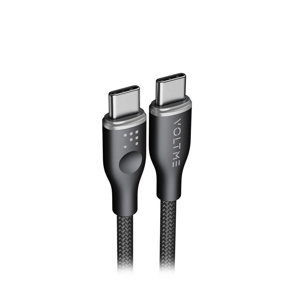 1M Cable Type-C To Type-C VOLTME (60W,C2049 ) Black