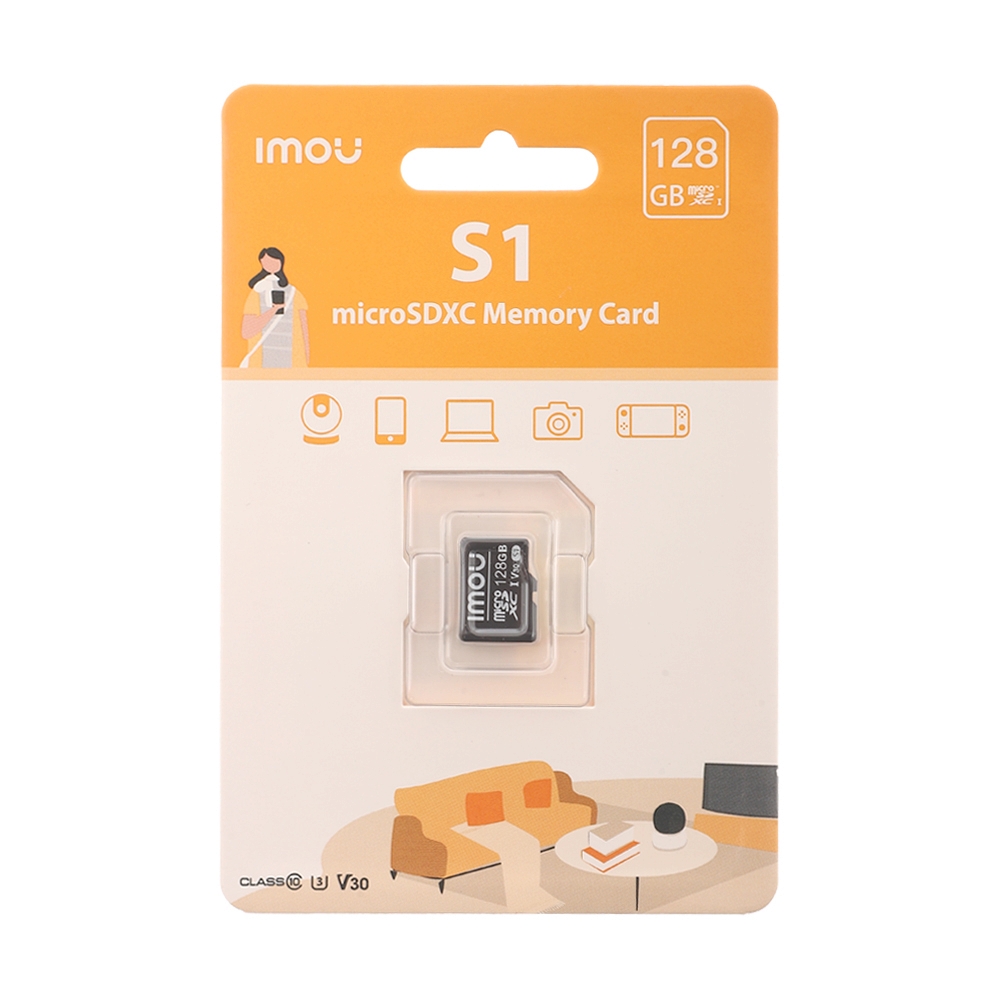 128GB Micro SD Card IMOU S1 (100MB/s,)