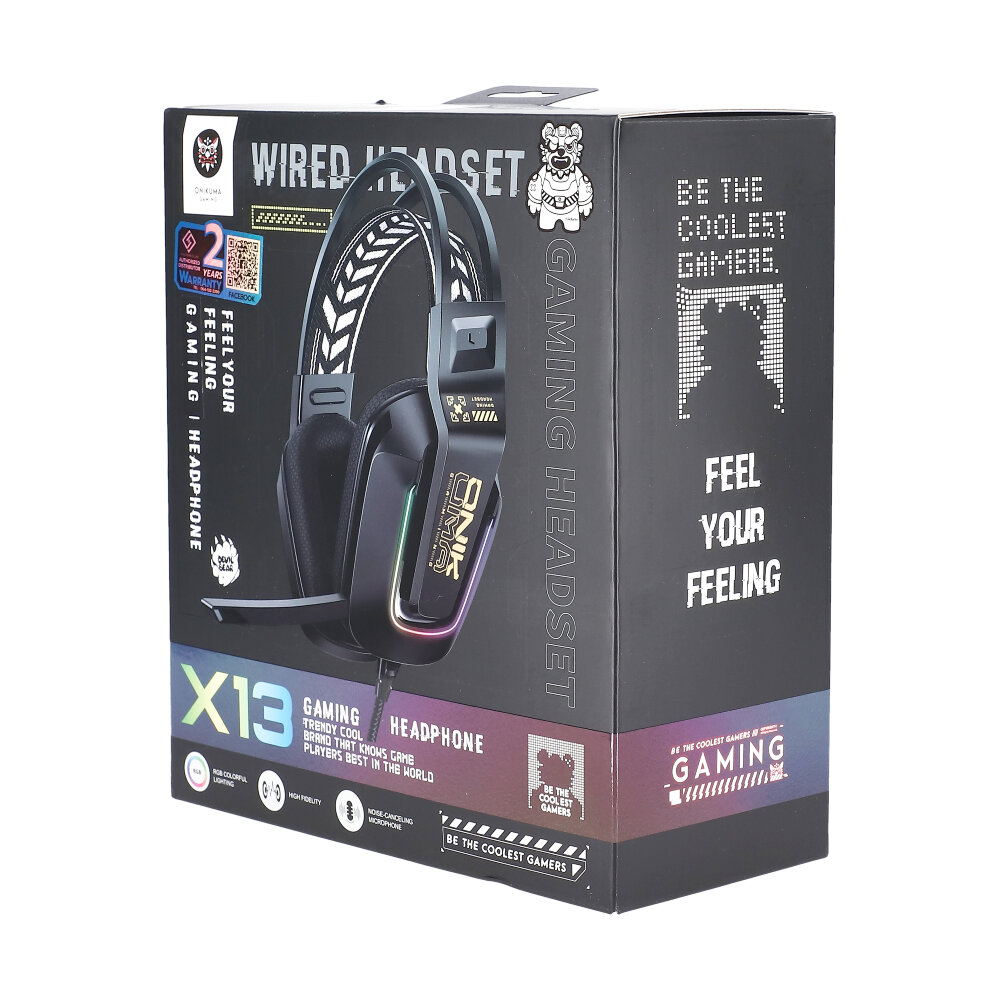 HEADSET ONIKUMA X13 RGB BLACK (2.1)