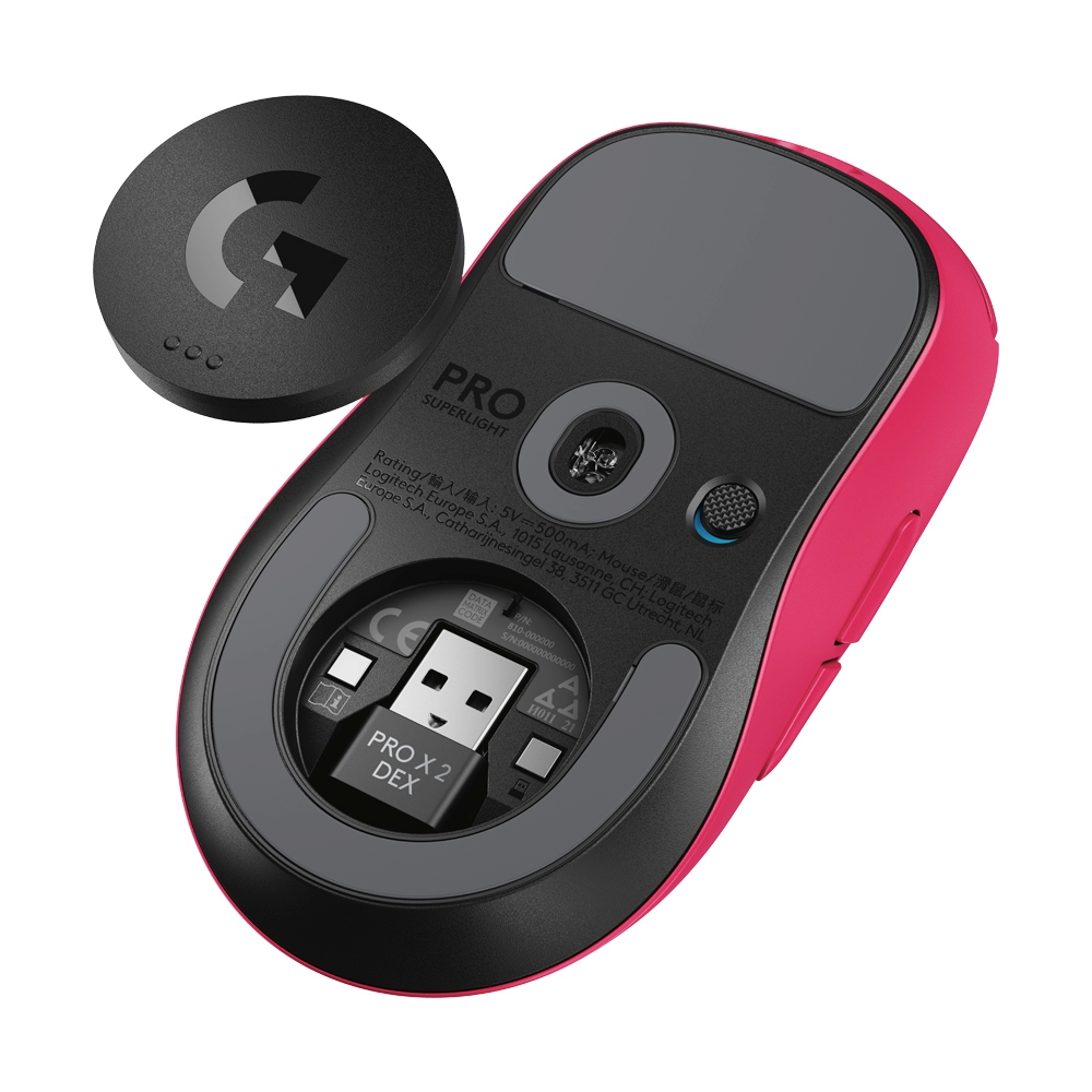 WIRELESS MOUSE LOGITECH G PRO X SUPERLIGHT 2 DEX MAGENTA