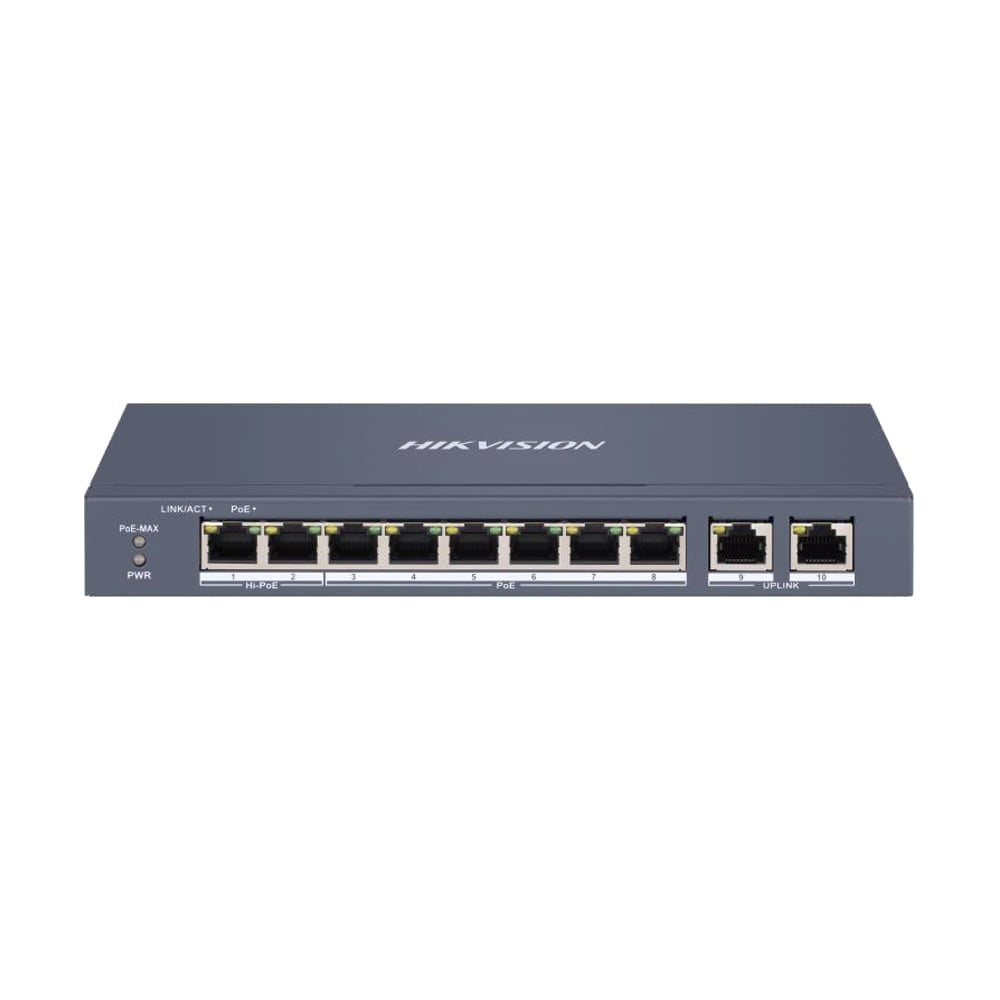Switching Hub HIKVISION (DS-3E1310HP-EI) 8 Port PoE | Advice จ.ตรัง ...