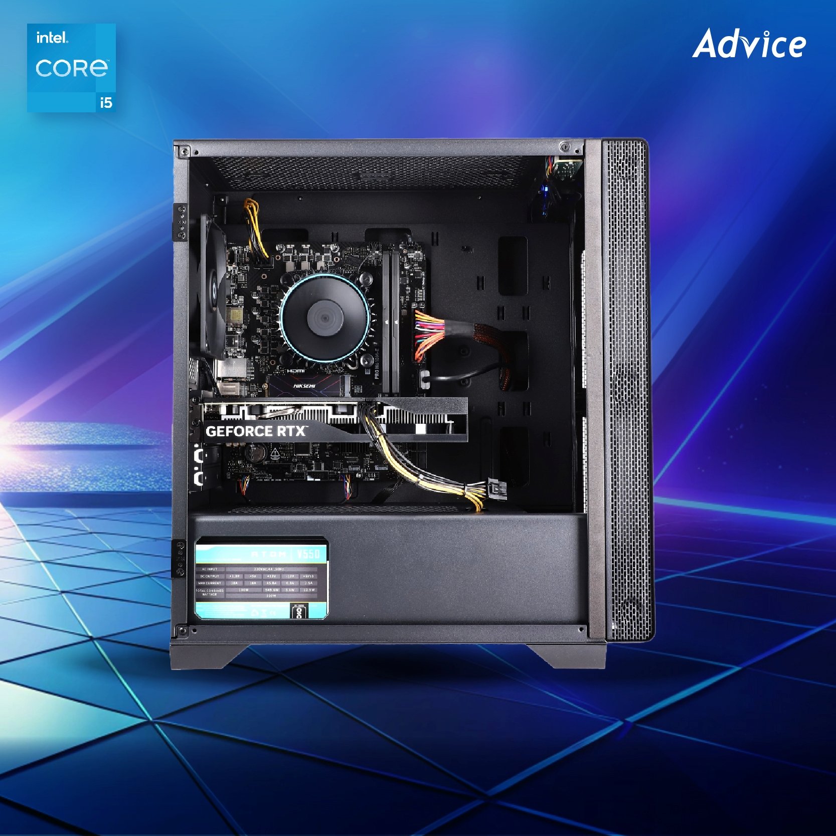 คอมประกอบ Advice : Computer Set intel #i311 i5 12400F RTX4060 8GB GALAX ...