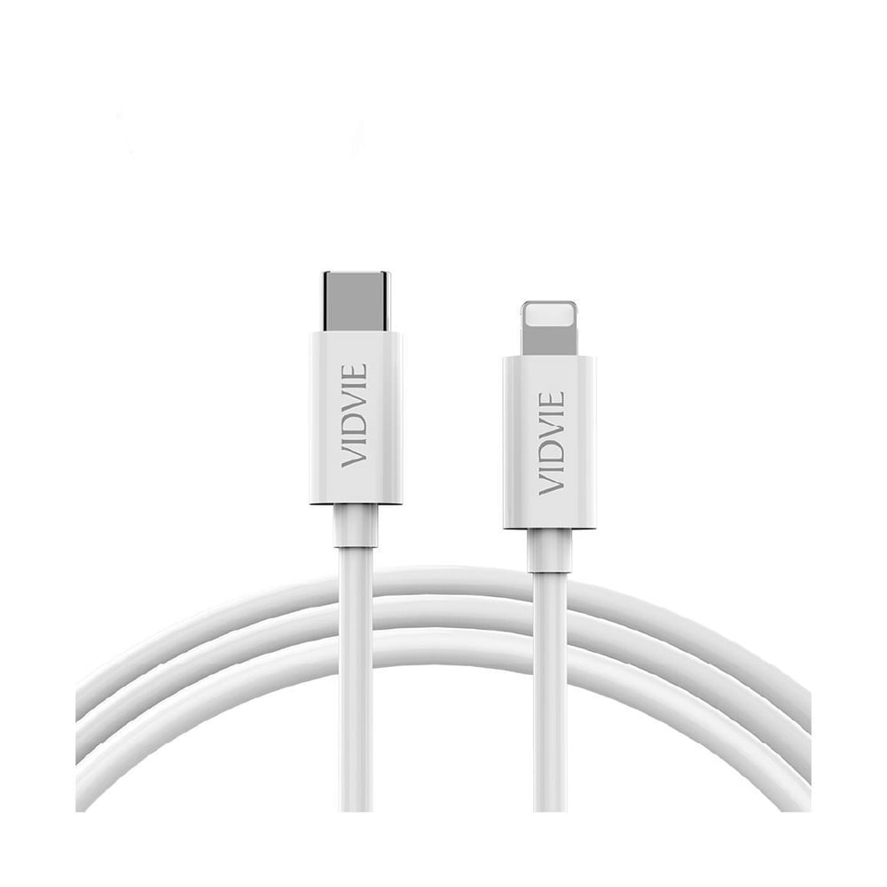 1M Cable Type-C To iPhone VIDVIE (CB477-TC-I5) White