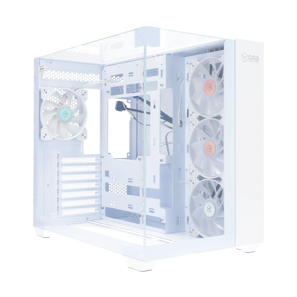 ATX CASE (NP) COLD COOL CASE C4 WHITE FAN*3