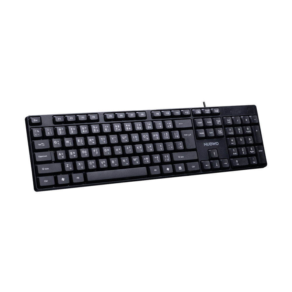 USB KEYBOARD NUBWO NK48 BLACK | Advice จ.ปัตตานี (มหาวิทยาลัย ...