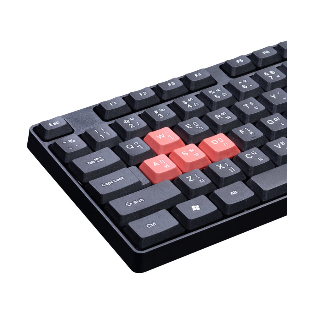 USB KEYBOARD NUBWO NK48 BLACK/RED