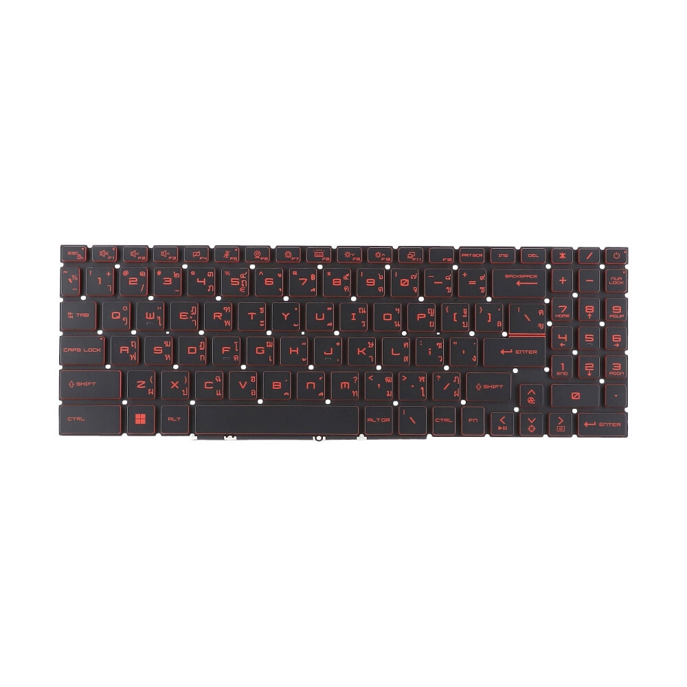 Keyboard MSI KATANA GF76 11UE BRAVO 15 B5DD-015TH มีไฟ Backlite TH-EN ...
