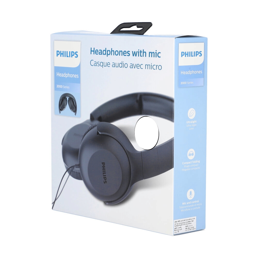 Headset PHILIPS (TAUH201) Black