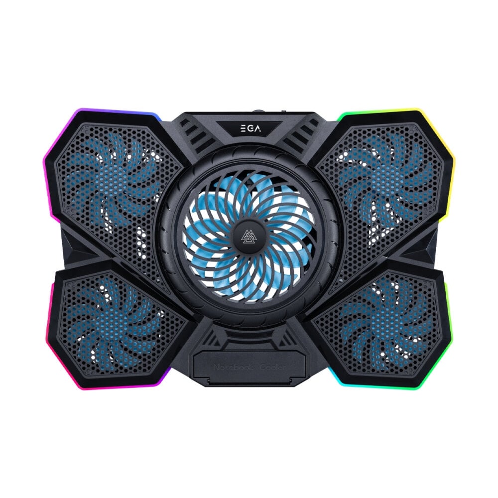 Cooler Pad (5 Fan RGB) EGA TYPE CP4 Black
