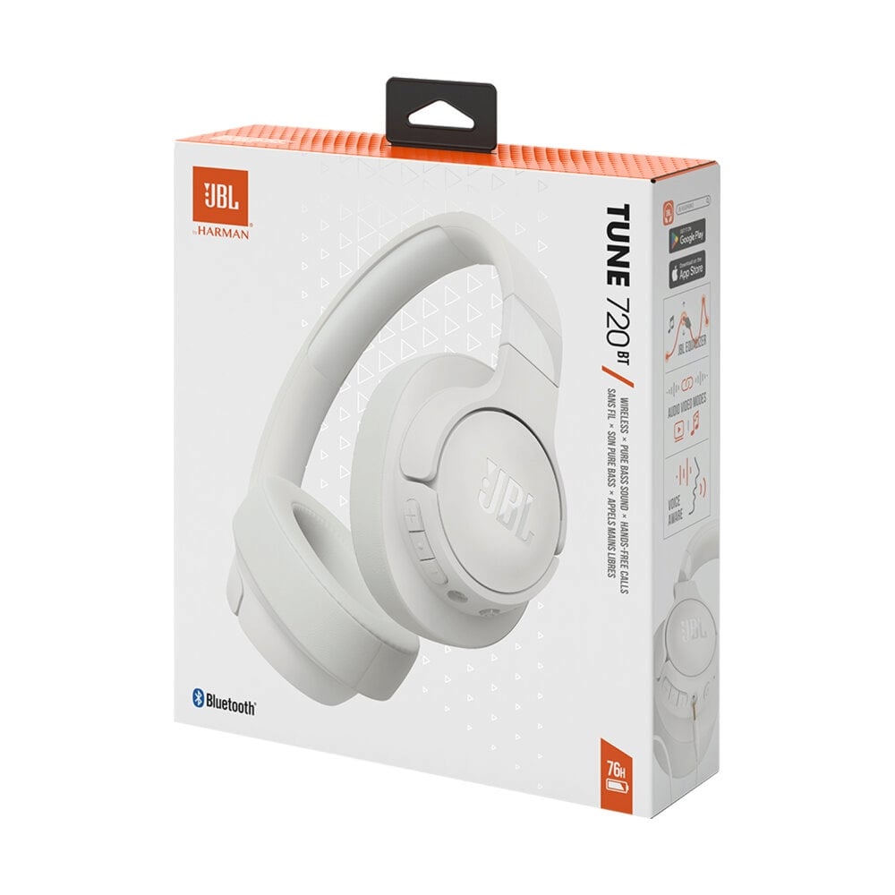 Wireless Headset JBL (T720-BT) White