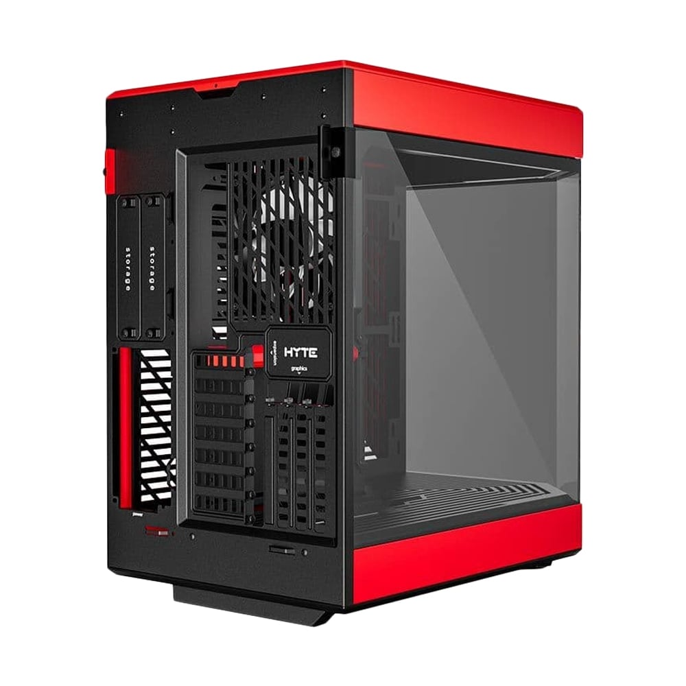 E-ATX CASE (NP) HYTE Y60 BLACK RED