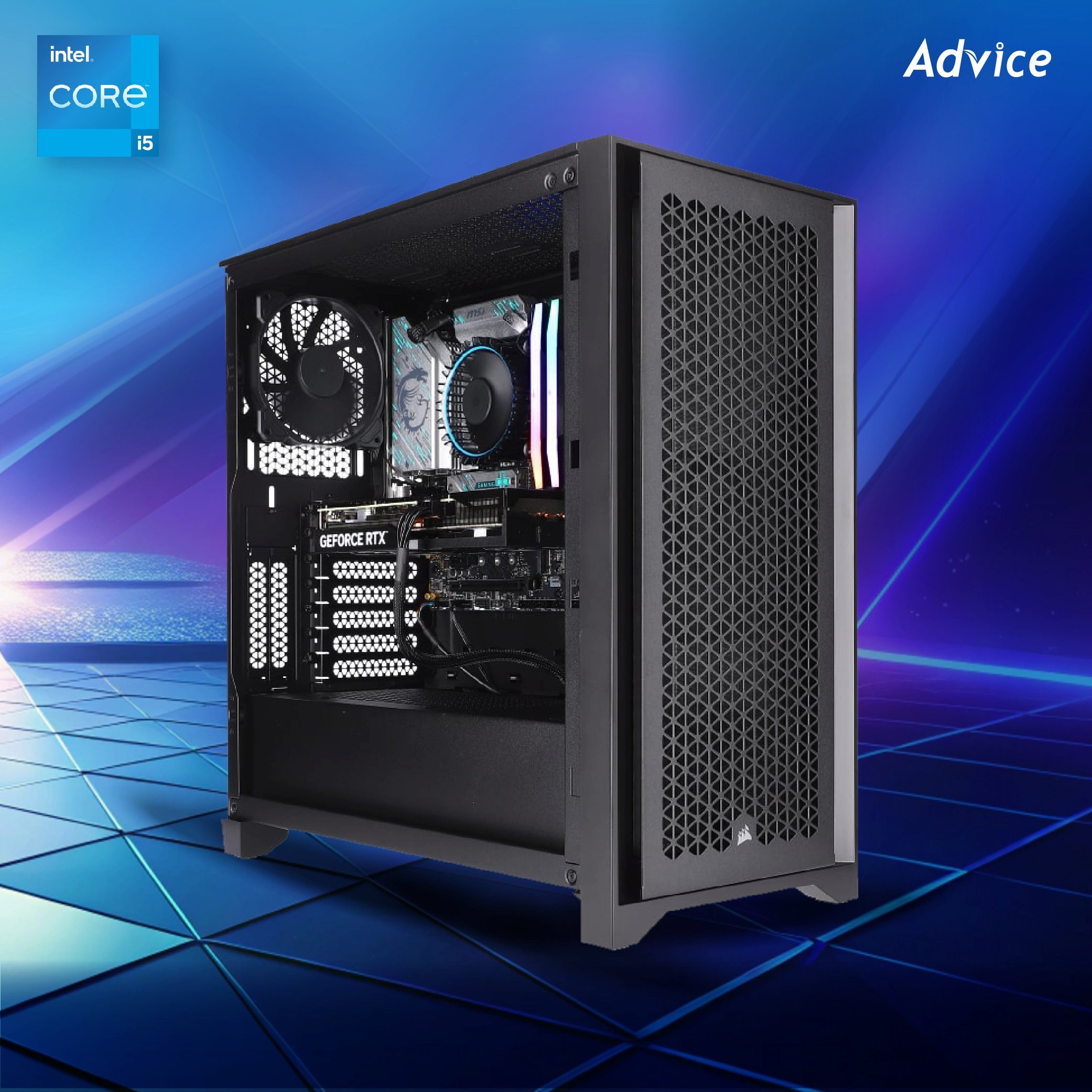 คอมประกอบ Advice : Computer Set intel #i321 i5 14400F RTX4070 12GB ...
