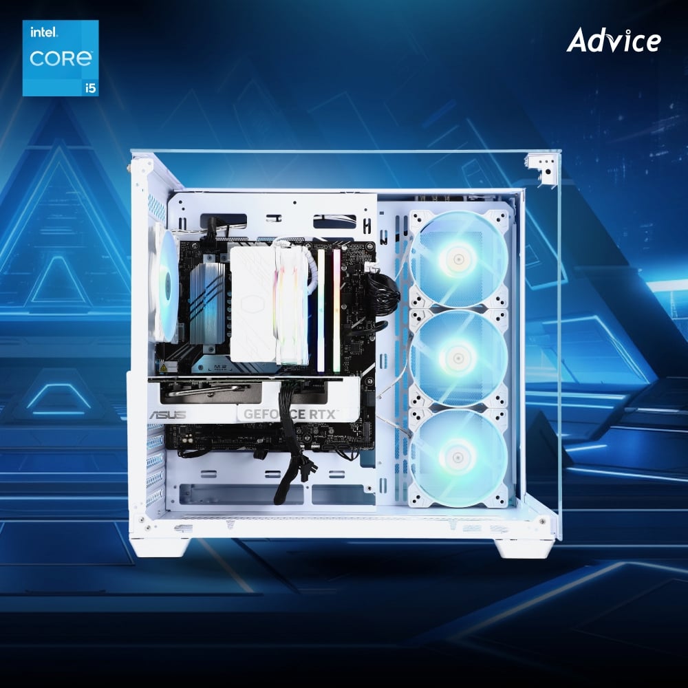คอมประกอบ Advice : Computer Set intel #i323 i5 13400F RTX4060TI 8GB ASUS DUAL EVO WHITE (OC/D6)