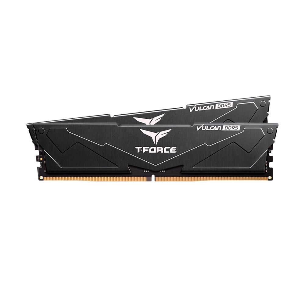 RAM DDR5(6000) 16GB (8GBX2) TFORCE VULCAN (BLACK) (FLBD516G6000HC38ADC01)