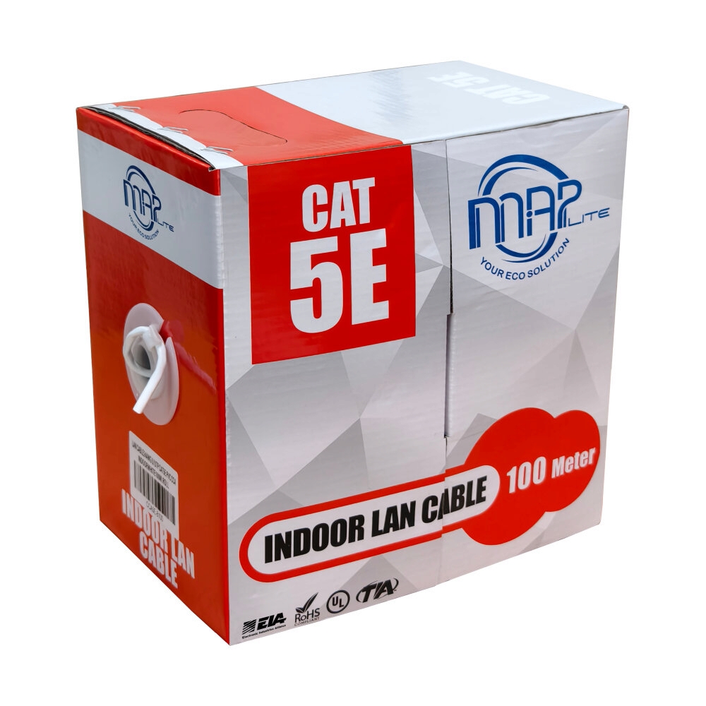 CAT5E UTP Cable (100m./Box) MAP (CCA5E-8100)