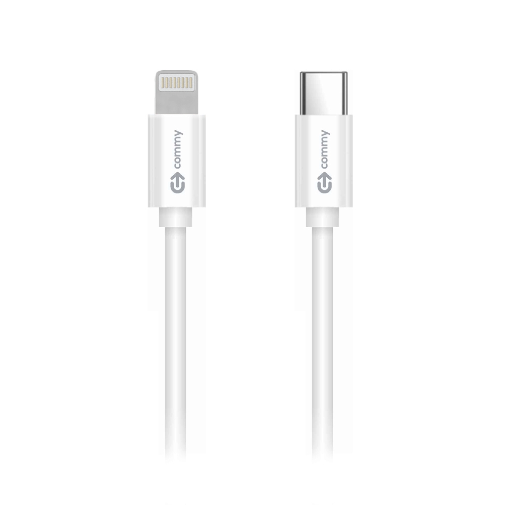 1.2M Cable Type-C To iPhone COMMY (27W,DC249Z) White
