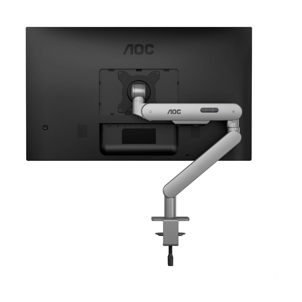 MONITOR ARM AOC ERGONOMIC DESIGN SINGLE (AM400S) SILVER | Advice จ. ...