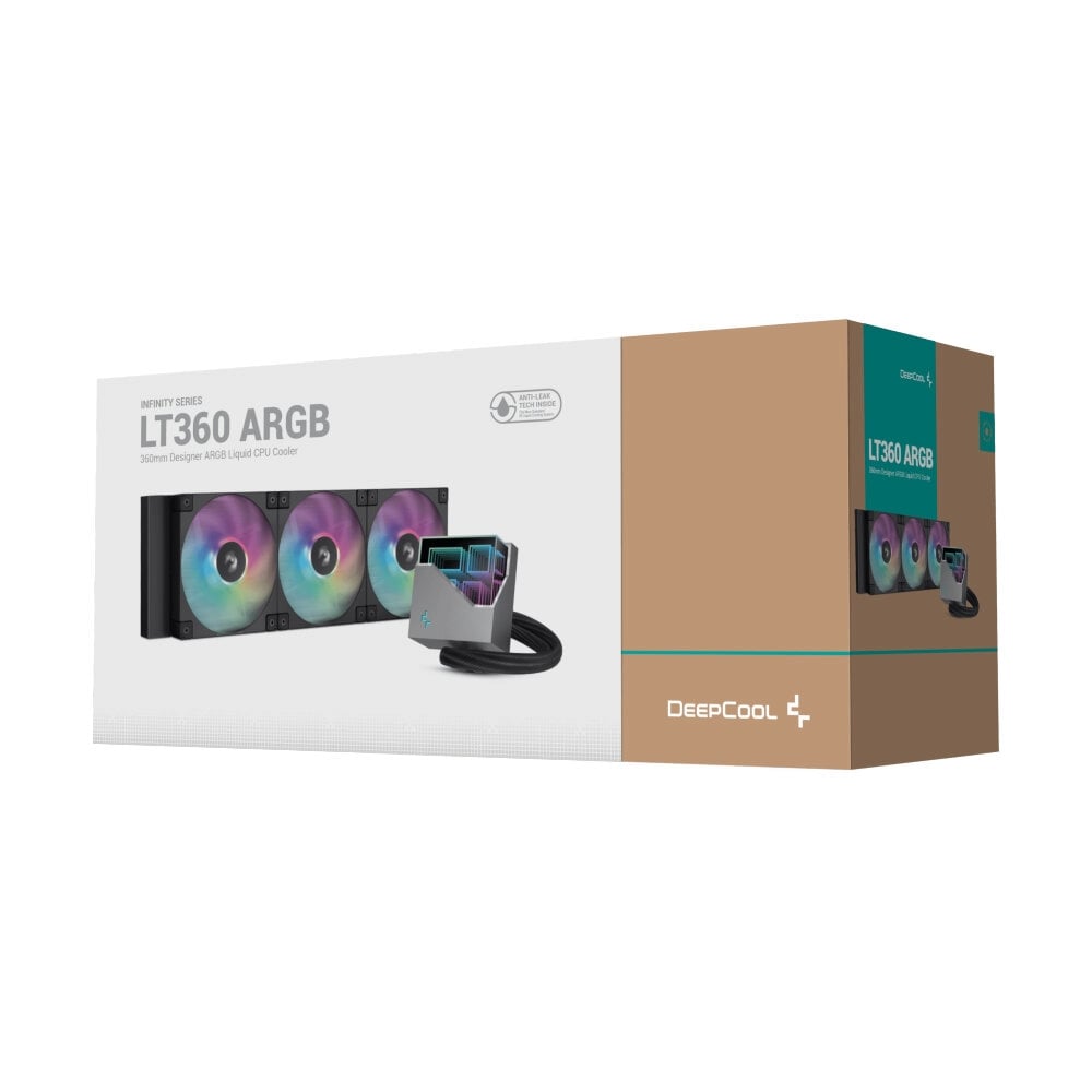 LIQUID COOLING DEEPCOOL LT360 ARGB BLACK