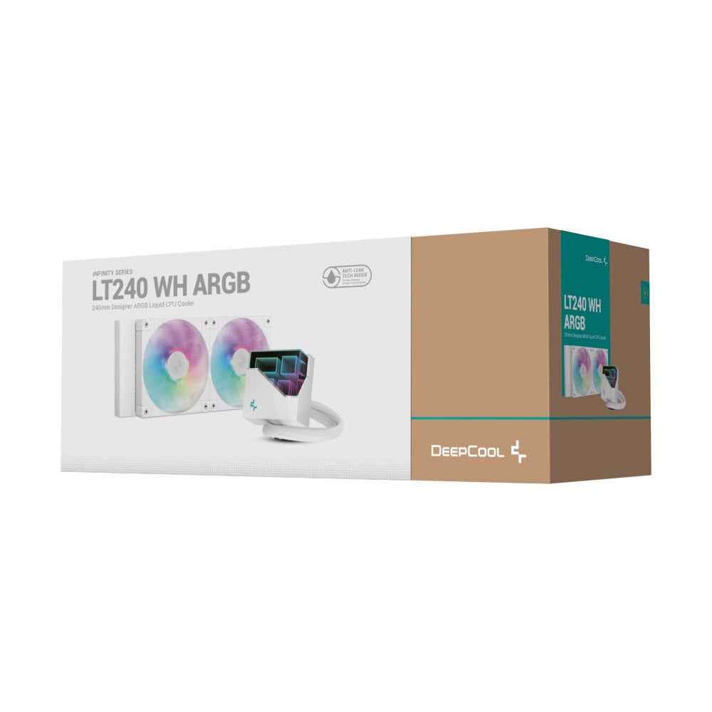 LIQUID COOLING DEEPCOOL LT240 ARGB WHITE
