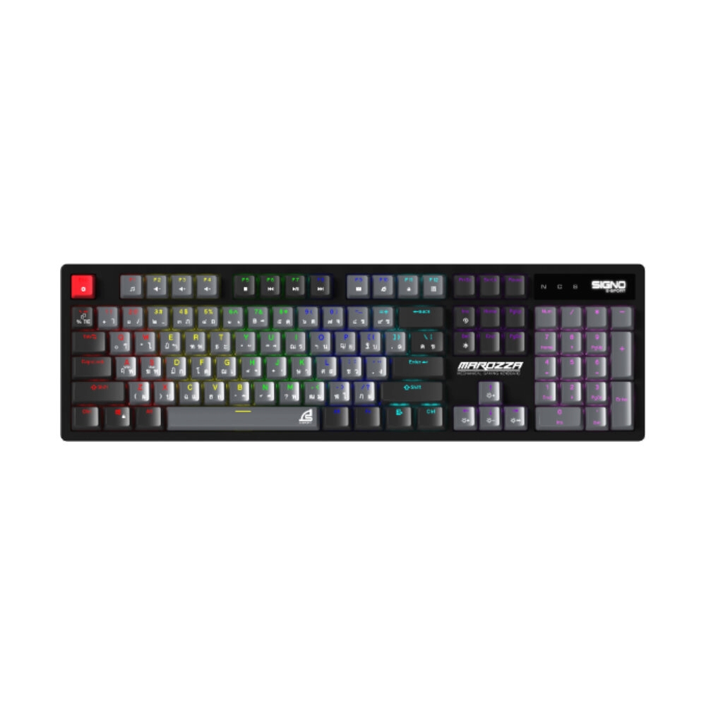 KEYBOARD SIGNO KB-722BG MAROZZA - RED-SWITCH